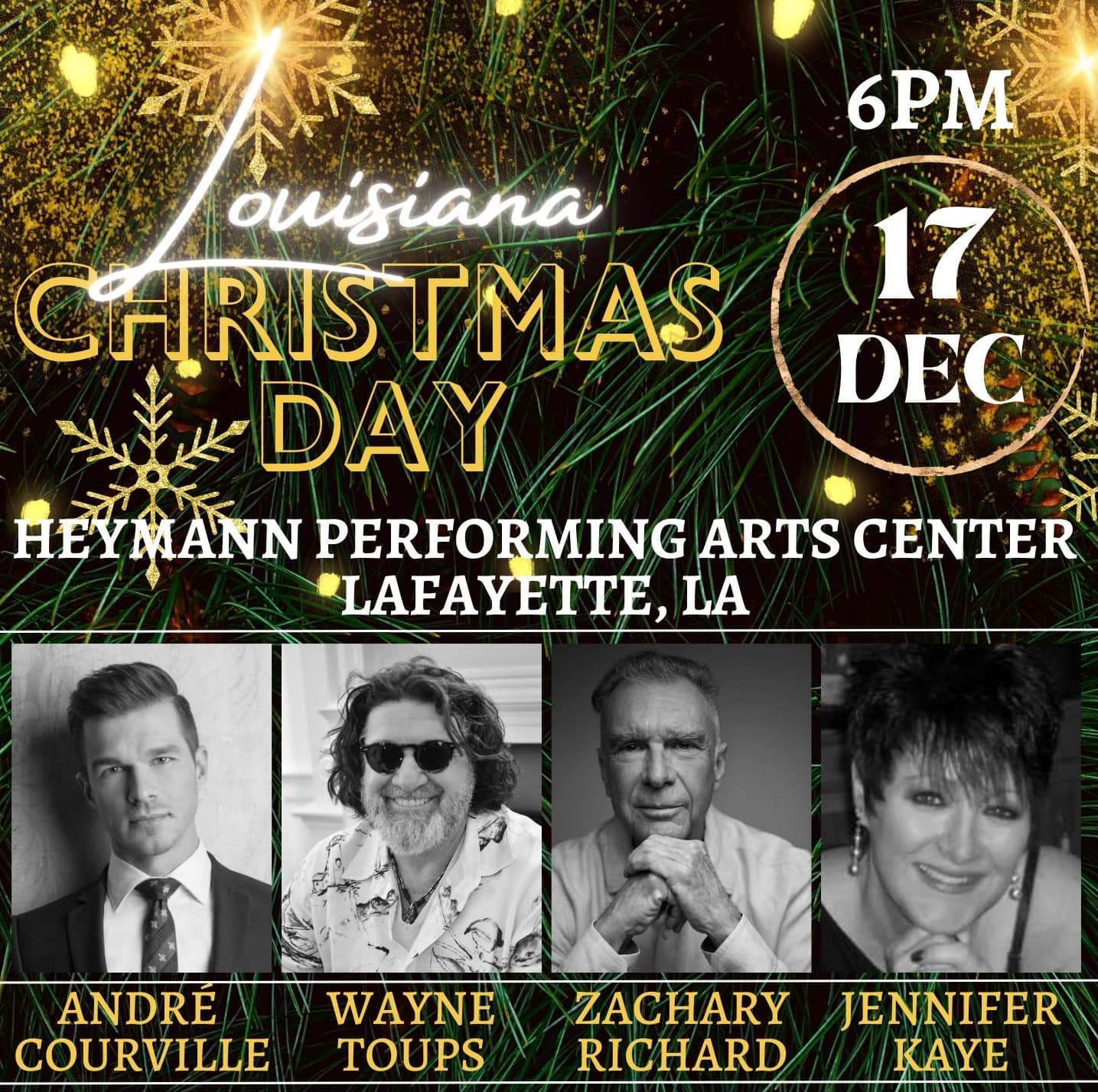 Louisiana Christmas Day Brings Holiday Magic to the Bayou with ANDRÉ ...