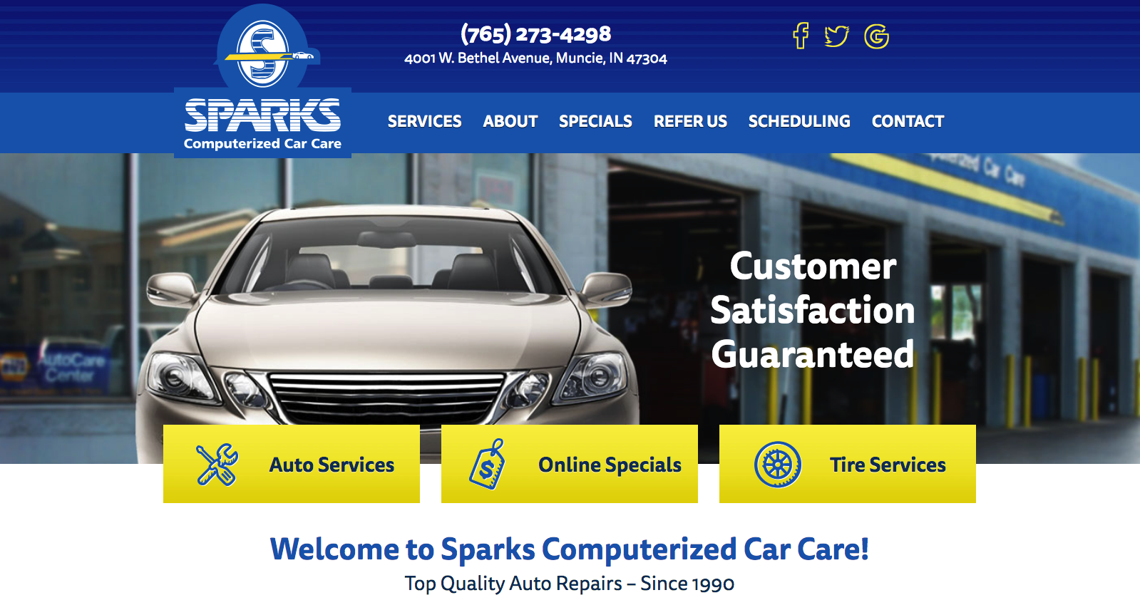 Sparks Computerized Car Care: 2019 ASA Top 10 Website - AutoInc.