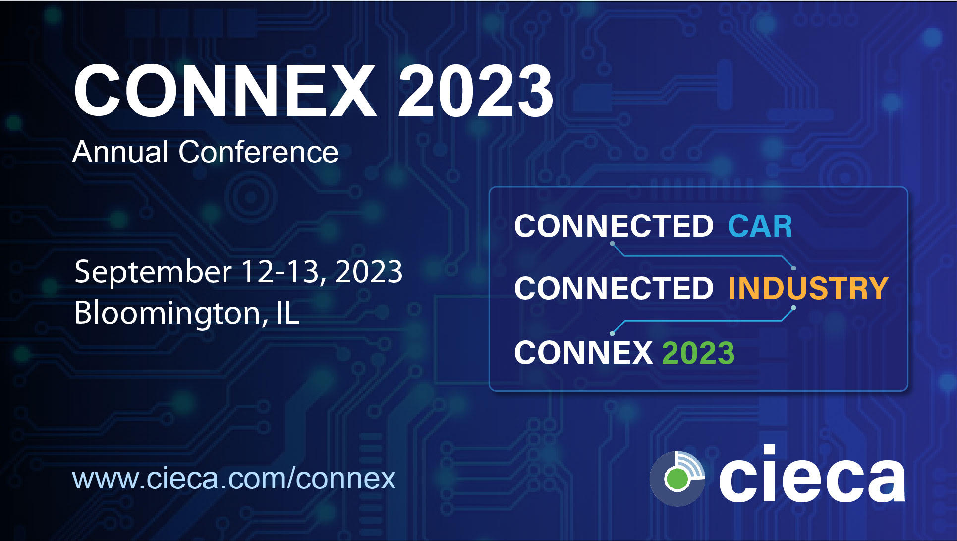 Speakers Announced for CIECA CONNEX 2023 Conference: Connected Car ...