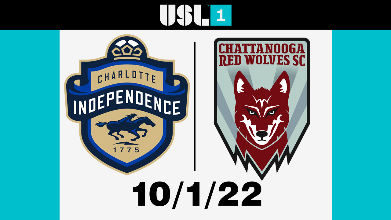 Charlotte Independence @ Chattanooga Red Wolves - Bahakel Entertainment