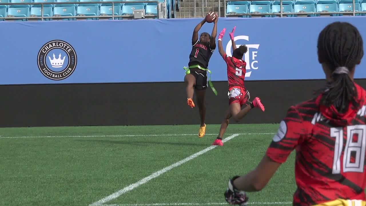 2023 CMS Flag Football Championship Semifinal Highlights - Bahakel Sports