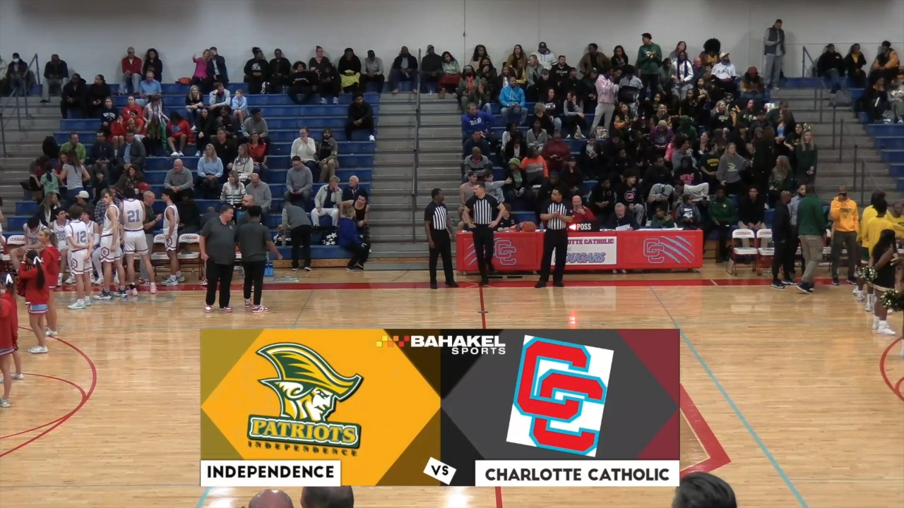 Charlotte Catholic vs Independence Boys High School Basketball ...