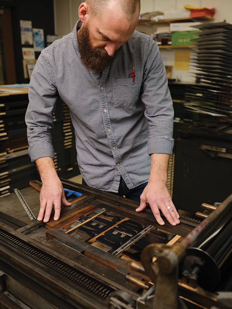 Davidson College Professor Teaches the Art and Craft of Letterpress ...