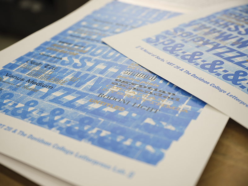Davidson College Professor Teaches the Art and Craft of Letterpress ...