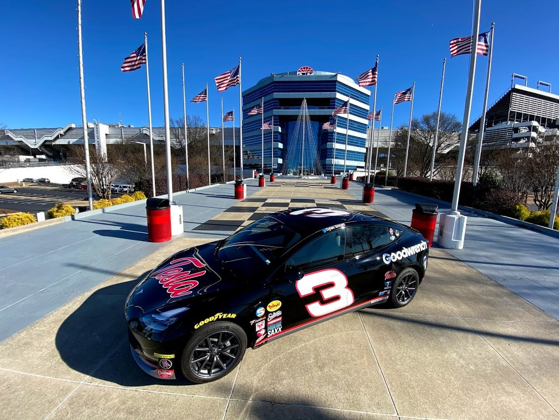 We Talked to the Owner of That Tesla Model 3 Honoring Dale Earnhardt ...