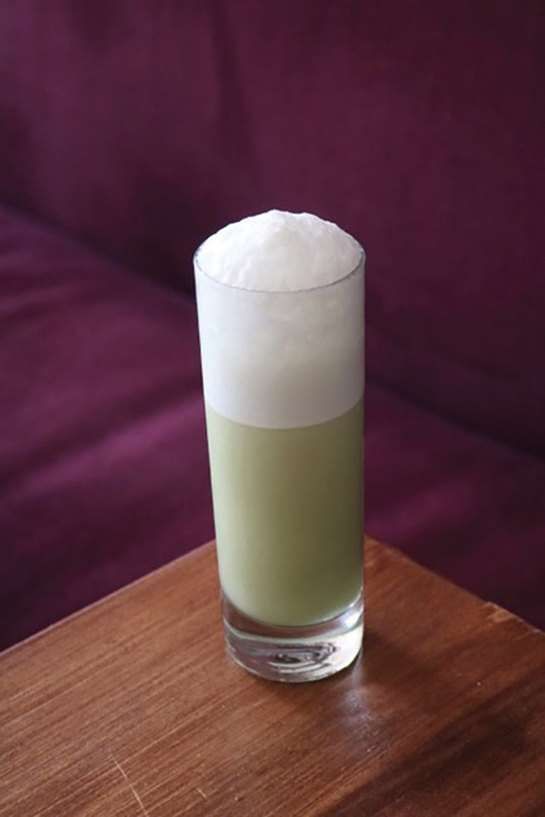 Story & Recipe: The Stanley’s Game Set Matcha Cocktail - Charlotte Magazine