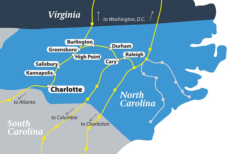 TRAVEL: Traversing North Carolina Via Train - Charlotte Magazine