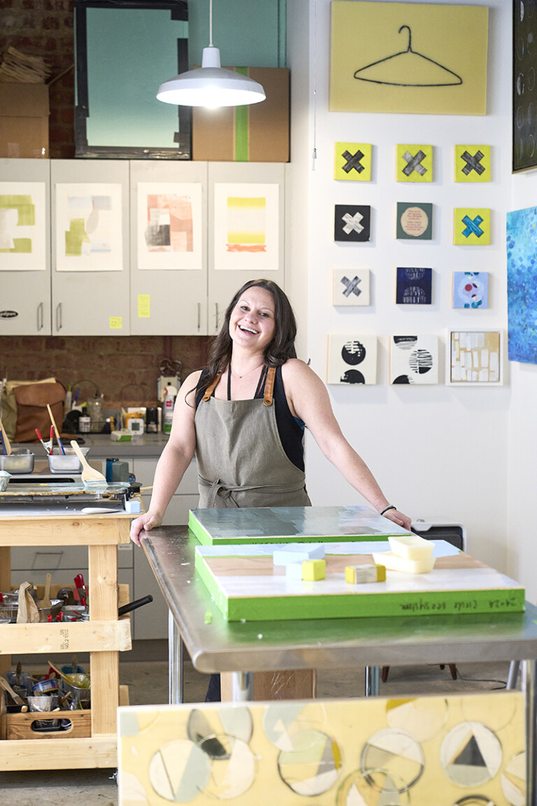 Local Artist, Melissa Stutts, "Paints With Fire" - Charlotte Magazine