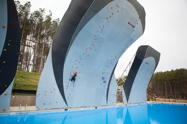 Up Close with USNWC’s Deep Water Solo Wall - Charlotte Magazine