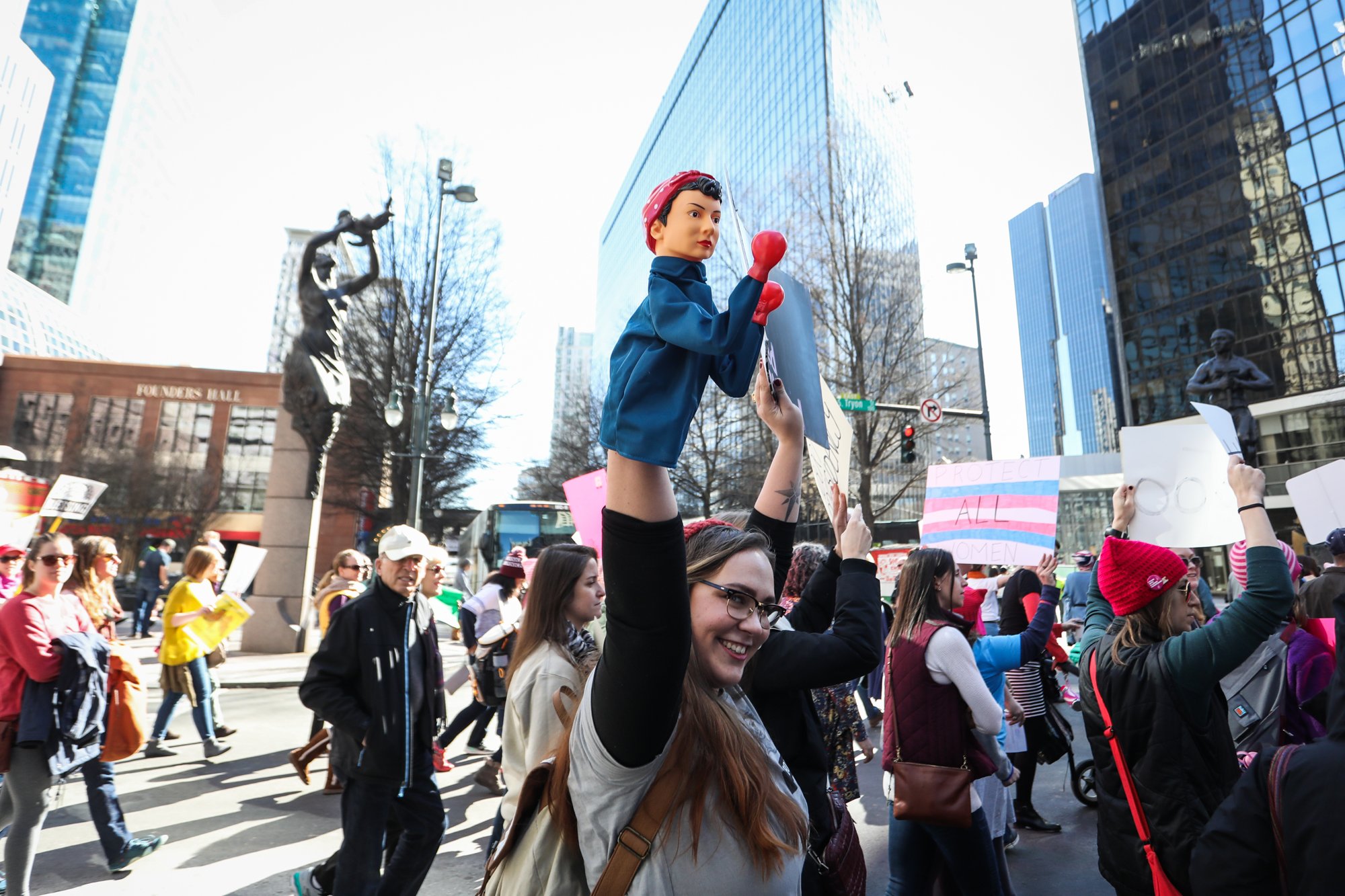 PHOTOS: Scenes from the 2018 Charlotte Women's March - Charlotte Magazine