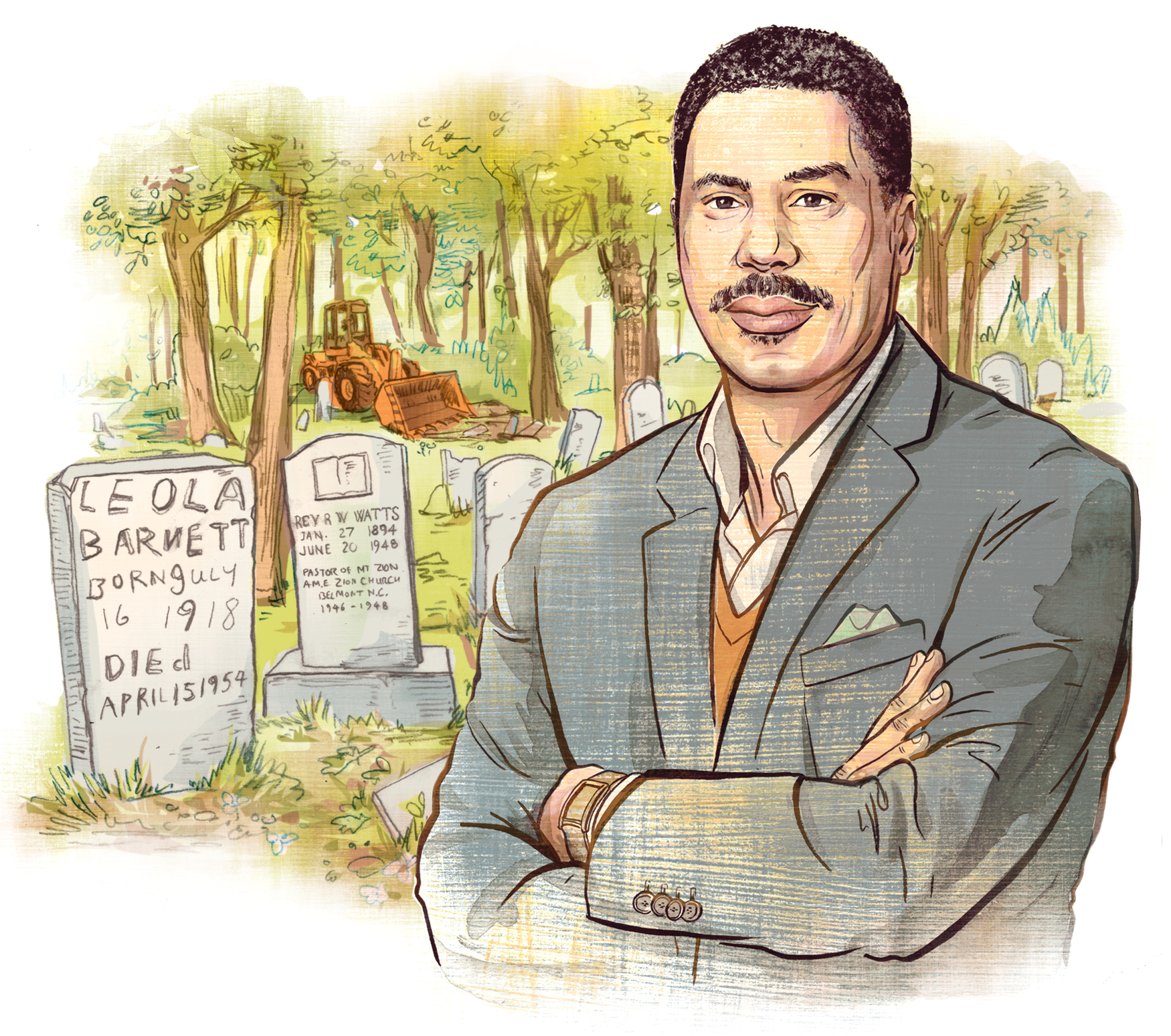Last Call With Ron Stodghill: Simple Stone Markers - Charlotte Magazine