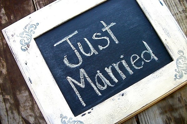 Just Married Signs - Charlotte Magazine