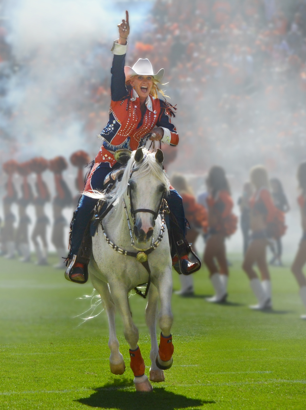 Sharon Magness Blake & Denver Broncos’ Thunder - Colorado Expression ...