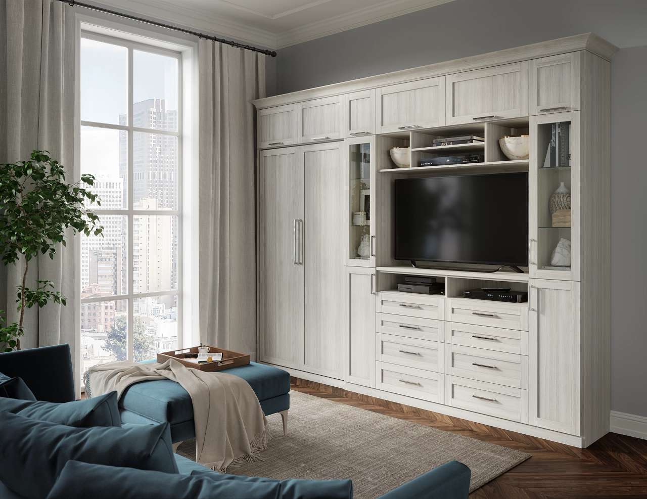 Entertainment Centers with Stylish Storage Solutions - Colorado Homes ...