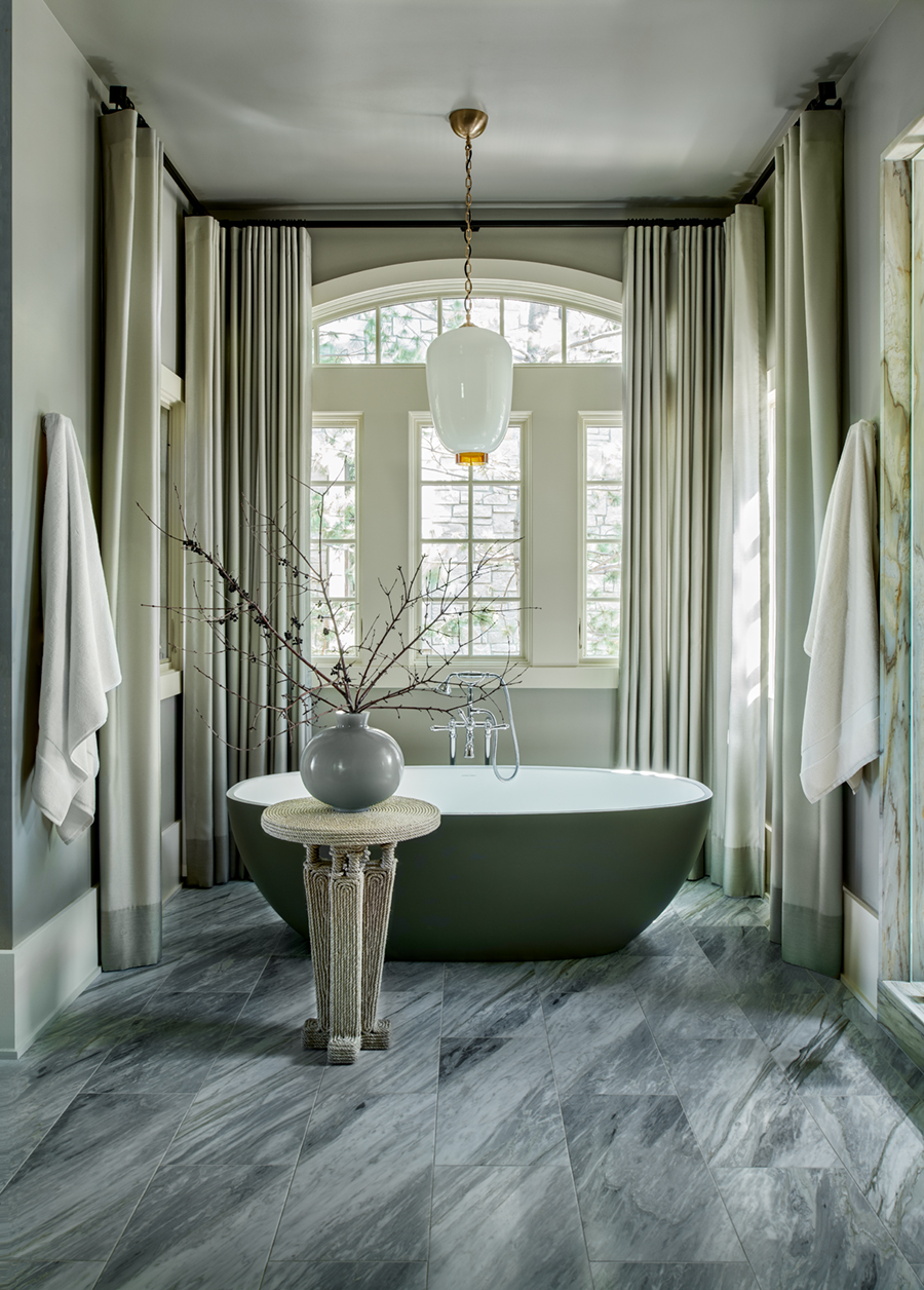 Form Meets Function in this Artistic Primary Bath - Colorado Homes ...