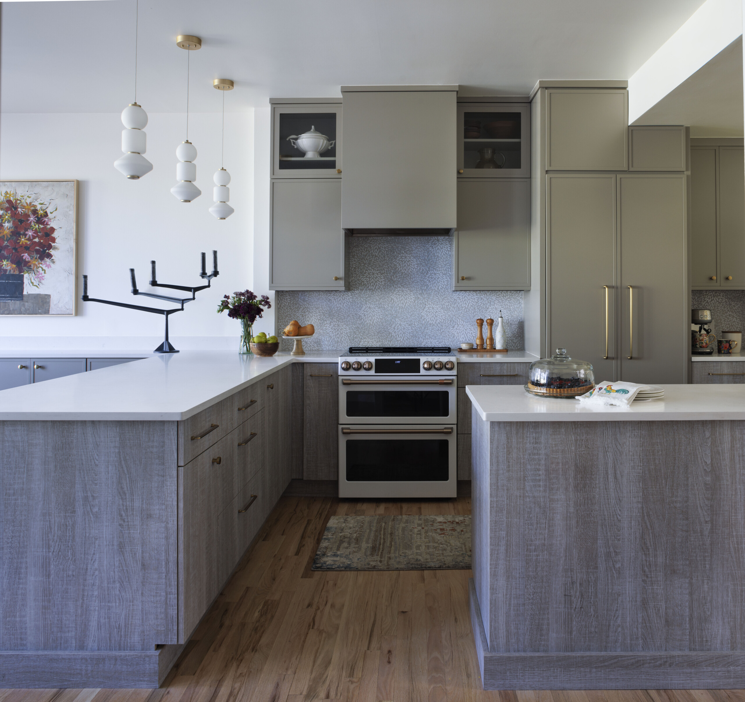 Variations of Purple Permeate Throughout this Remodel - Colorado Homes & Lifestyles