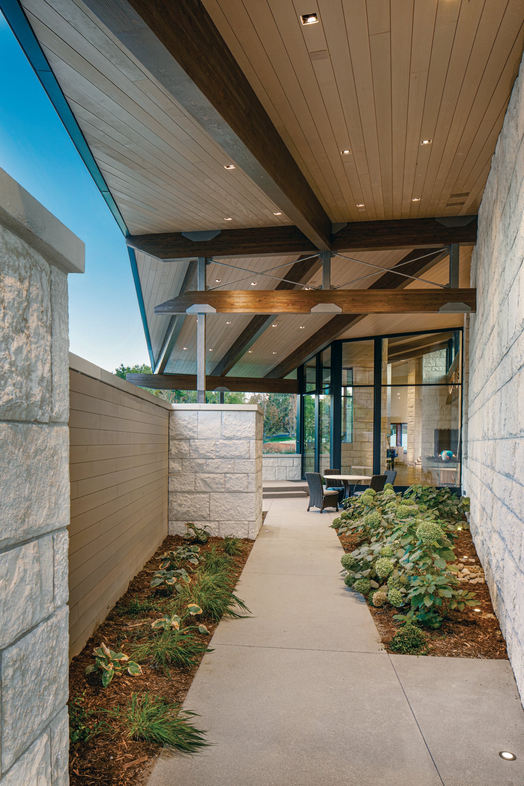Limestone, Wood and Glass Come Together in Perfect Harmony - Colorado ...