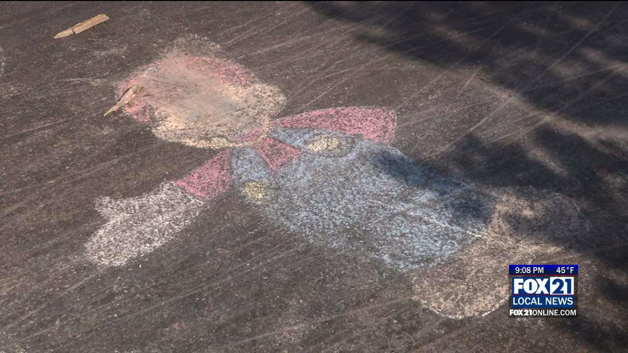 Mario-Themed Chalk Art in Canal Park - Fox21Online