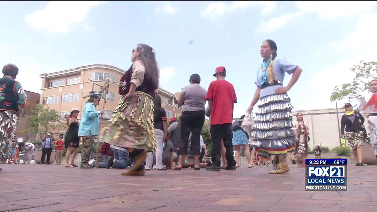 Jingle Dress Dancers Dance for Clean Water - Fox21Online