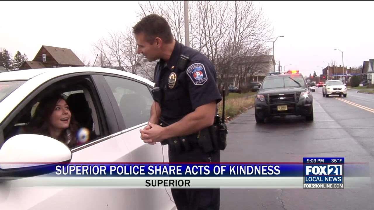 Superior Police Spread Acts of Kindness For The Holidays - Fox21Online