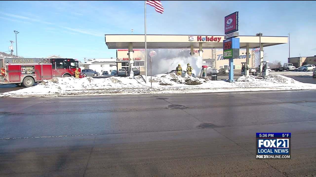 Car Goes Up In Flames At Gas Station - Fox21Online