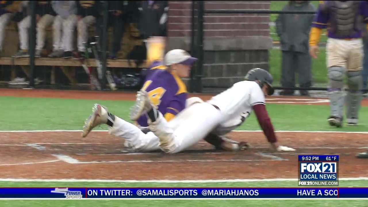 Two Harbors Tops I-Falls in Rainy 7AA Baseball Sectionals - Fox21Online