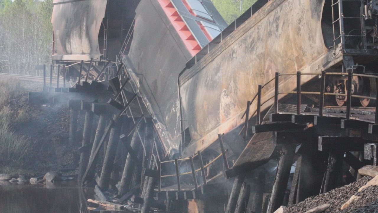 Train Bridge Collapses Near International Falls - Fox21Online