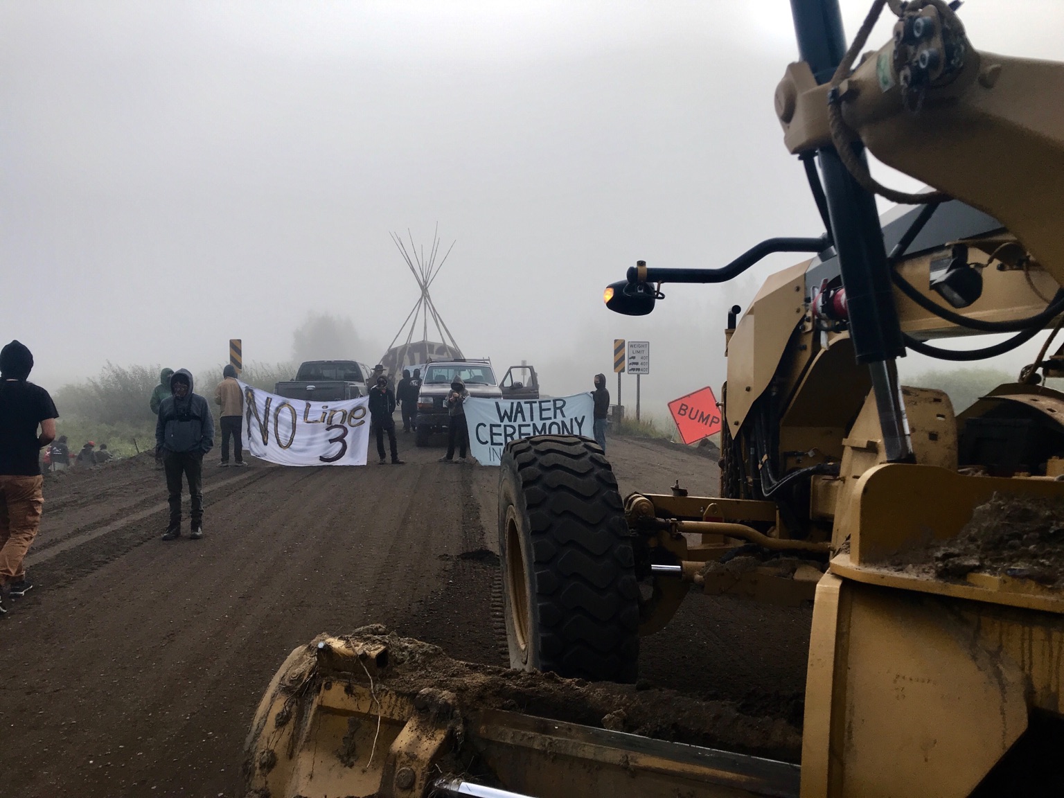 Line 3 Pipeline Protesters Block Bridge Near Bemidji - Fox21Online