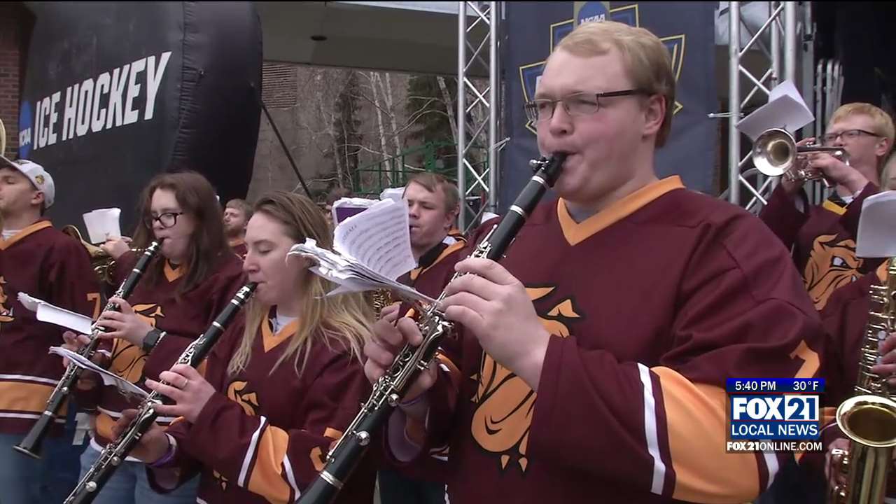 UMD Pep Band Ready to Hype Frozen Four Crowd - Fox21Online