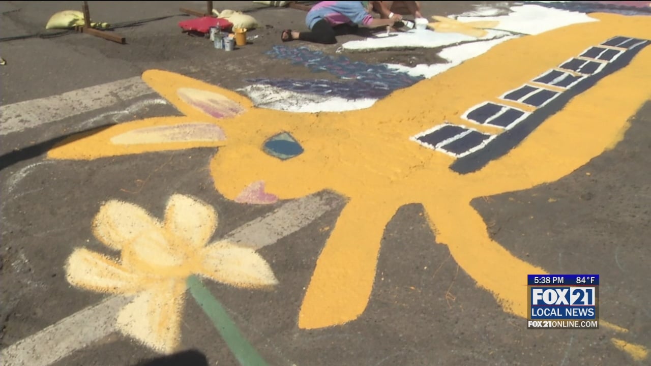 Volunteers Paint Murals at Duluth Hillside Crosswalks - Fox21Online Volunteers Paint Murals at Duluth Hillside Crosswalks - Fox21Online