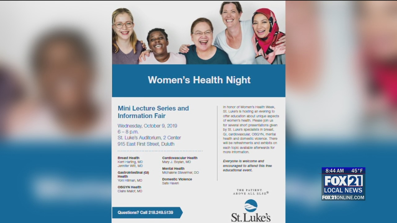 St. Luke's to Host Women's Health Night - Fox21Online