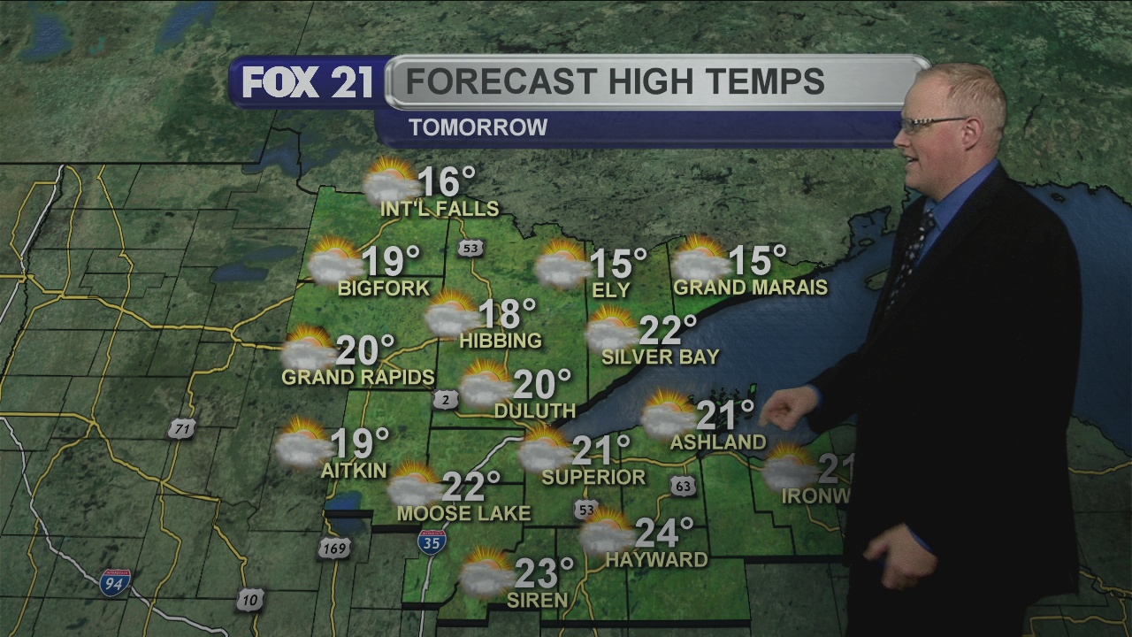 Wednesday December 18, 2019, Evening Weather - Fox21Online