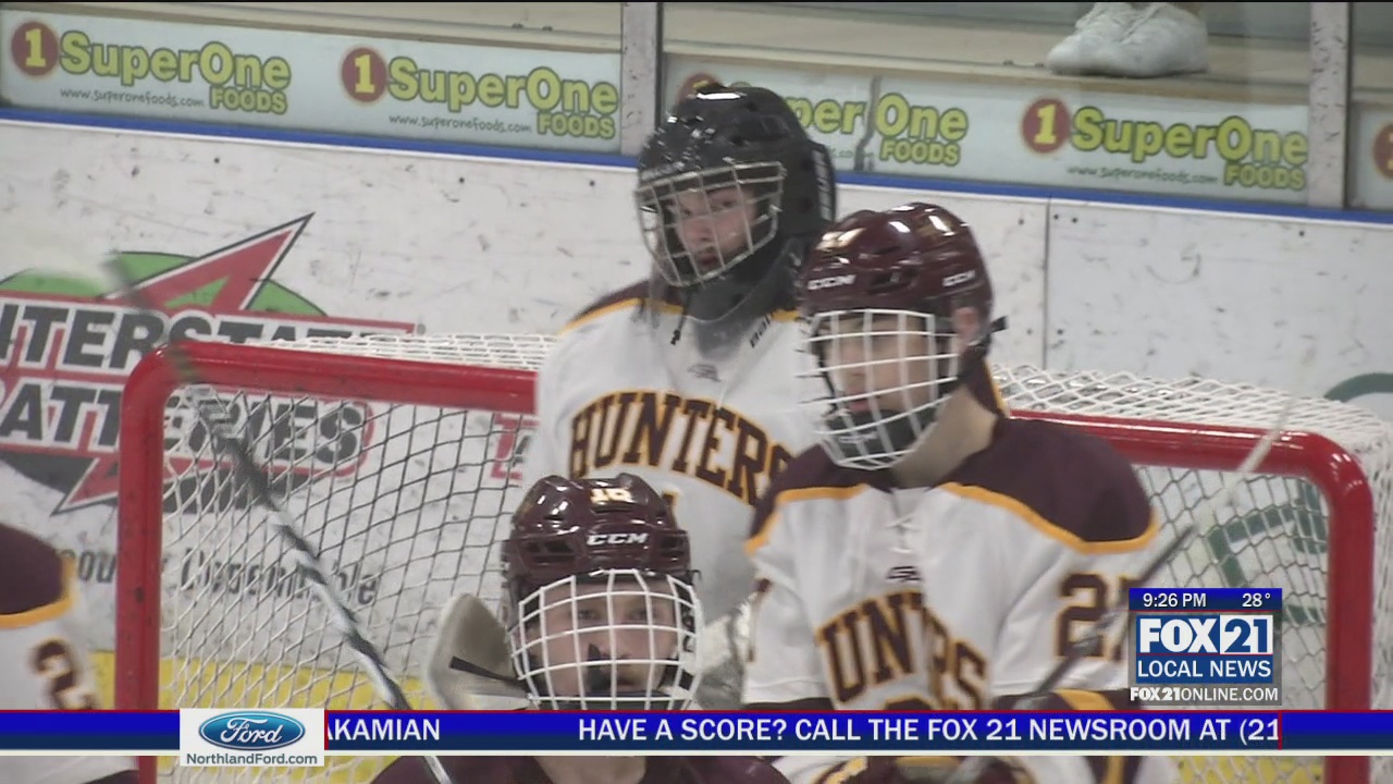 Hunters Boys Hockey Fall to Warriors in Top-10 Battle - Fox21Online