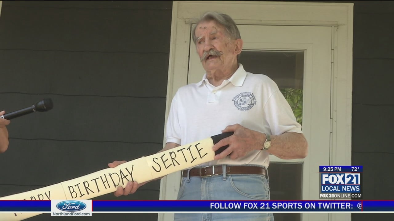 Mark Sertich Gets Surprise Parade to Celebrate 99th Birthday - Fox21Online