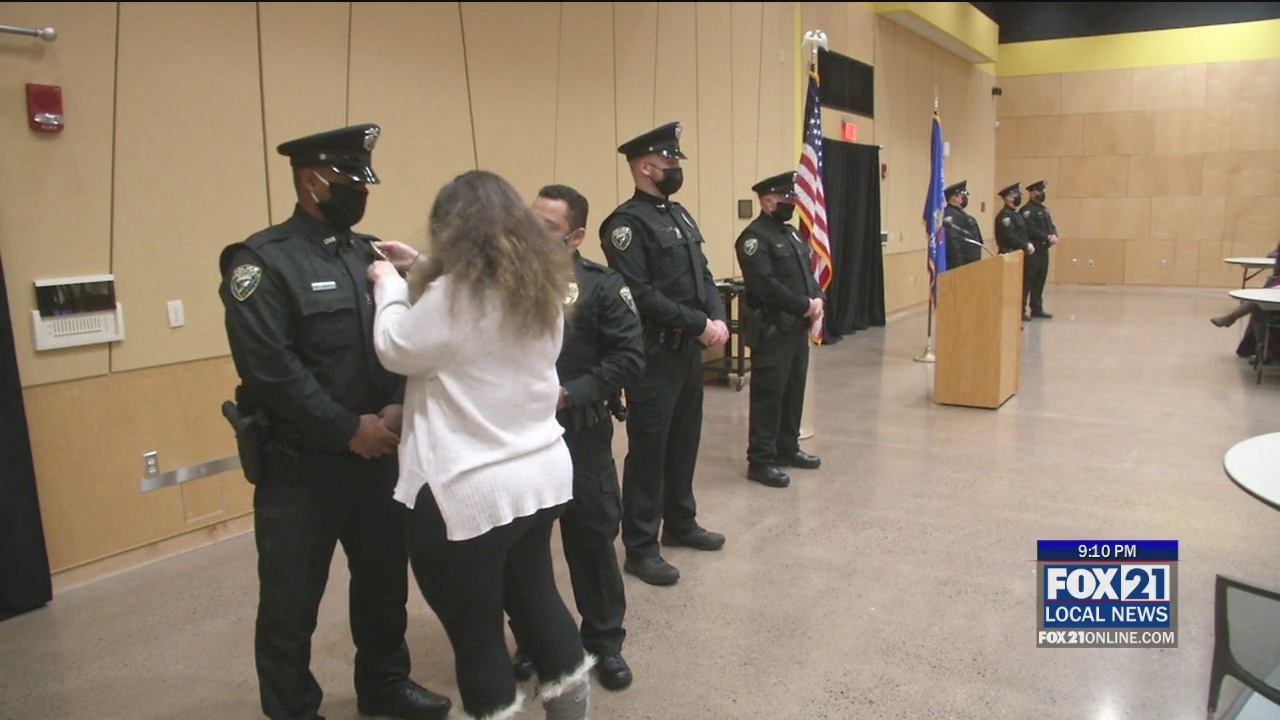 5 New Campus Police Officers, Chief Sworn in at UWS - Fox21Online