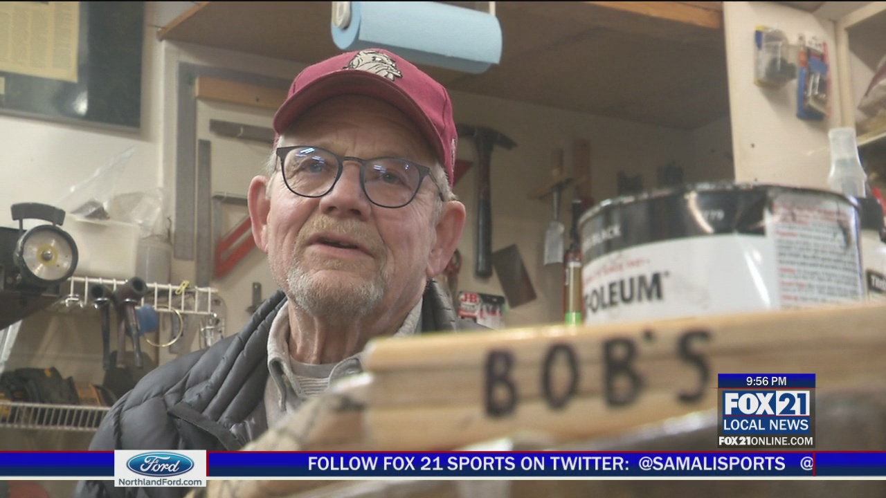 Former UMD Hockey Player Bob Bell Turns Hockey Sticks Into Walking ...