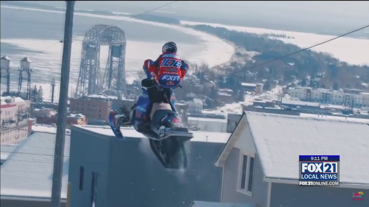 Levi LaVallee Releases Duluth Snowmobile Stunt Video - Fox21Online
