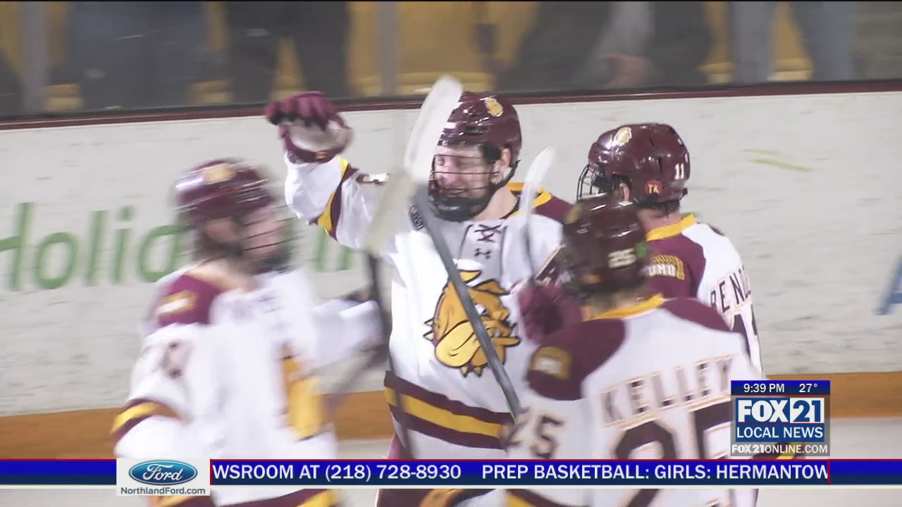 Roth's OT Goal Gives UMD Men's Hockey Win Over St. Cloud State ...