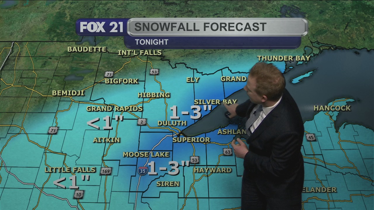 Sunday Night Northland Weather Forecast - Fox21Online