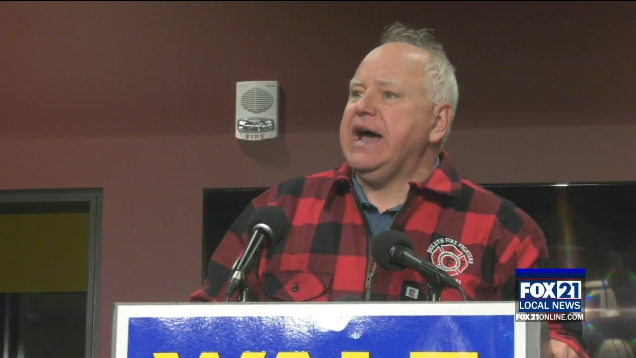 Gov. Walz Visits Fire Department, UMD With Less Than A Week Until ...