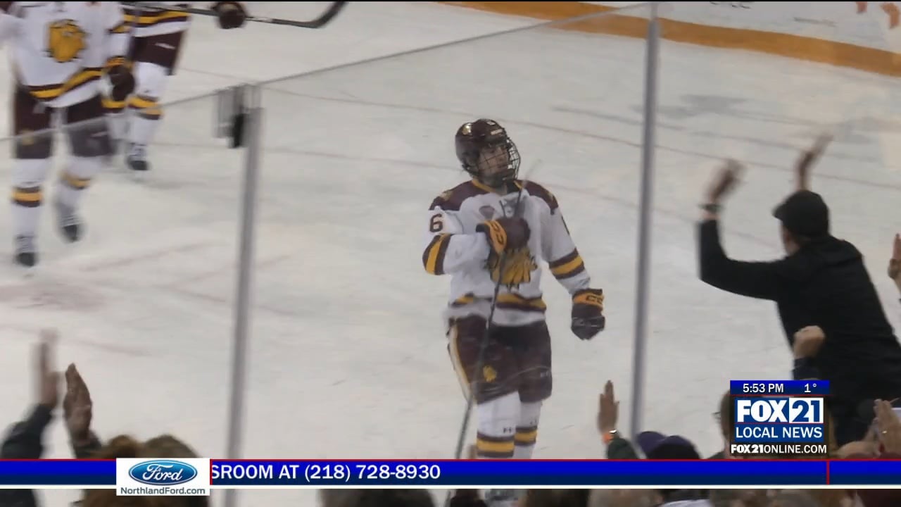 UMD's Steeves & Kaiser Earn NCHC Player of the Week Honors - Fox21Online