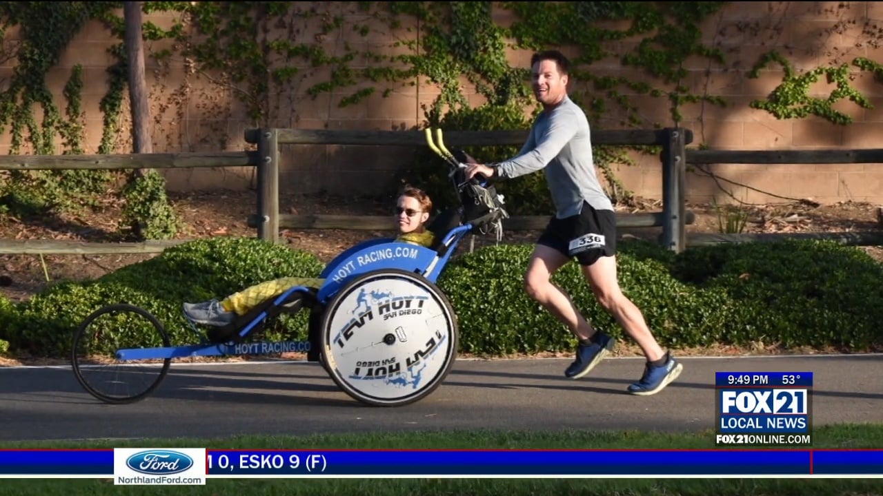 The Push for Life: Riley Pathman and Sean McQuaid Run in Grandma's for ...