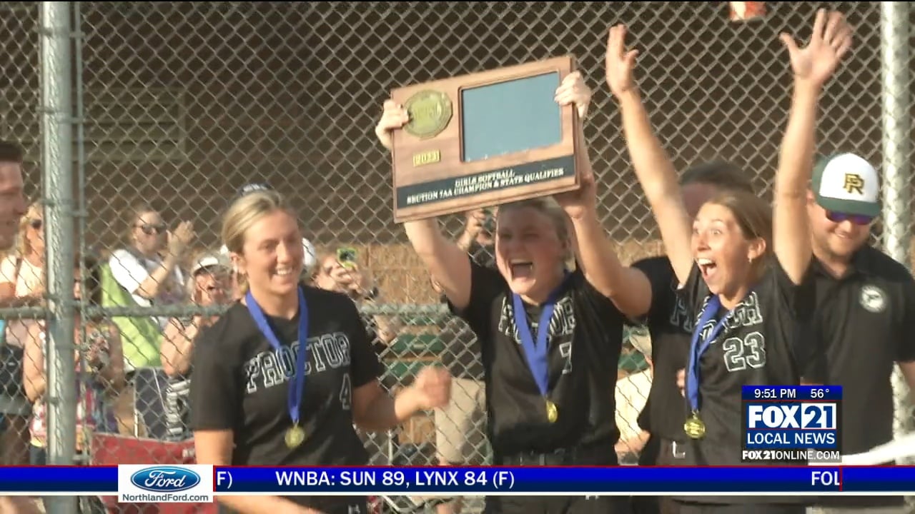 Proctor Softball Win in Extra Inning Walk Off Fashion to Claim 7AA ...