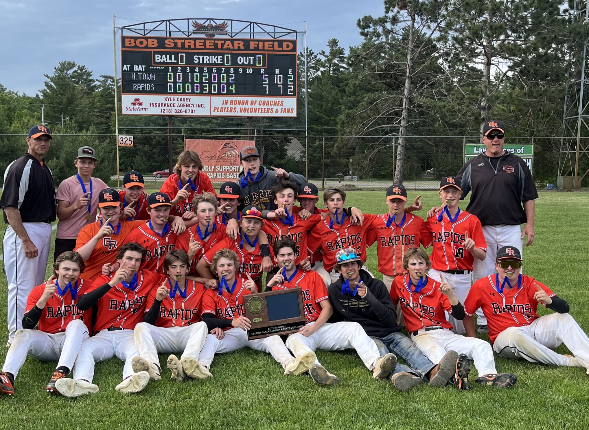 7AAA Baseball: Grand Rapids Battles Back Against Hermantown for Three ...