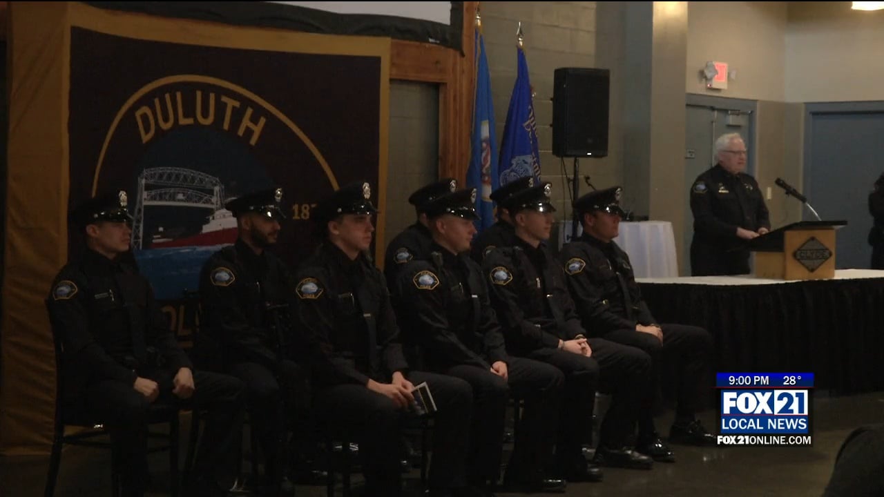 Duluth Police Department Welcomes Nine New Officers - Fox21Online