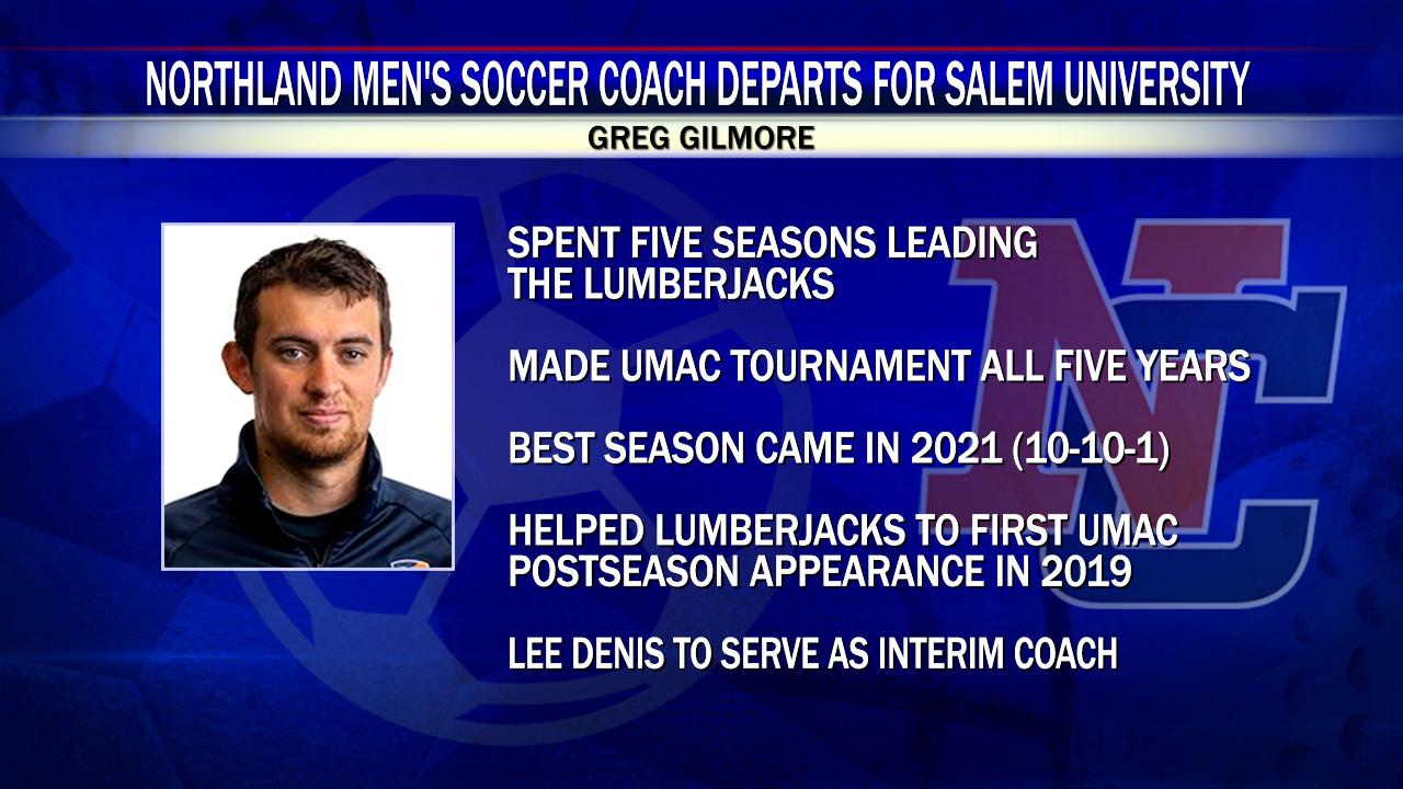 Northland Men's Soccer Coach Greg Gilmore Departs Program for Salem ...