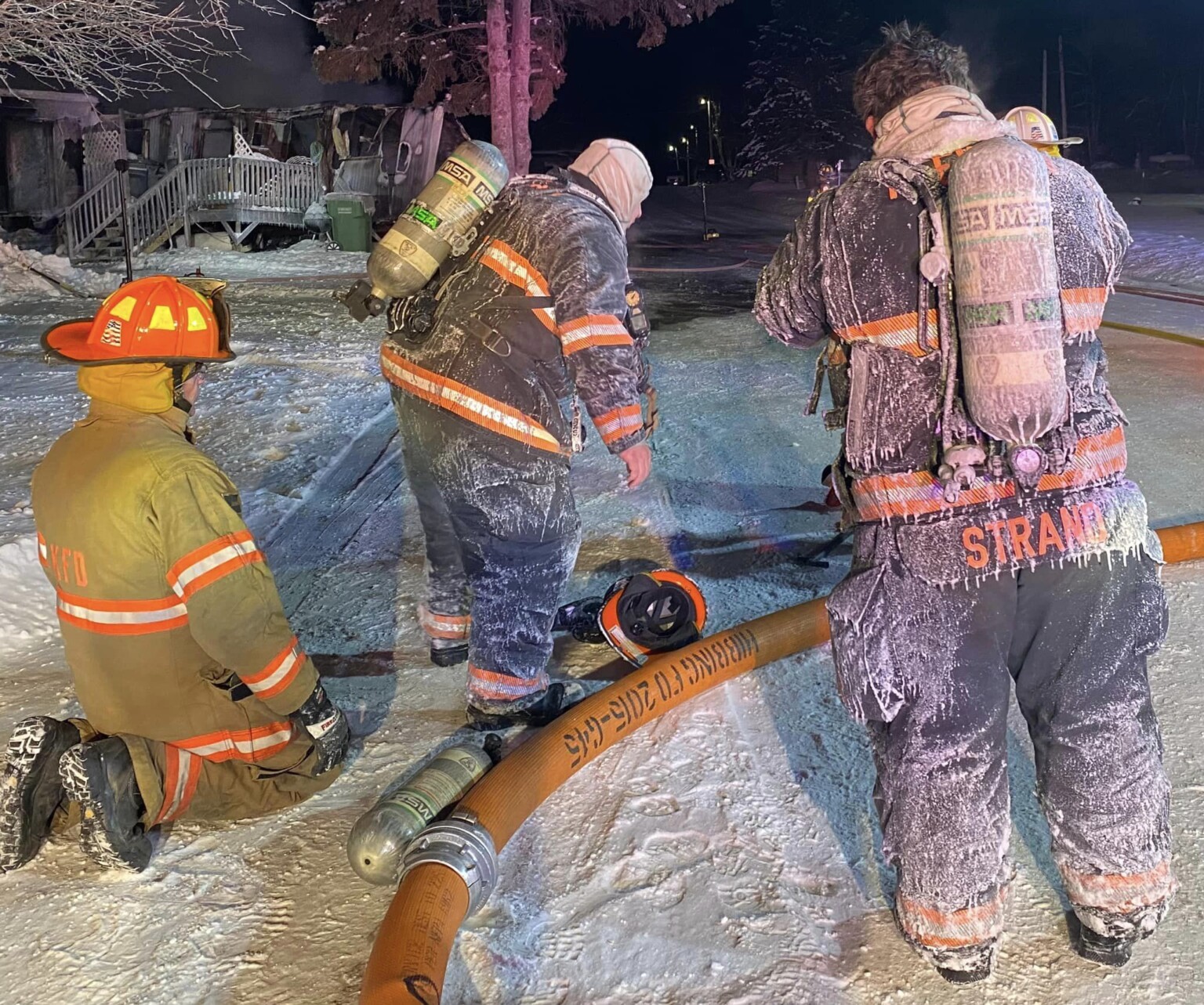 Iron Range Firefighters Battle Dangerously Cold Air During House Fire ...