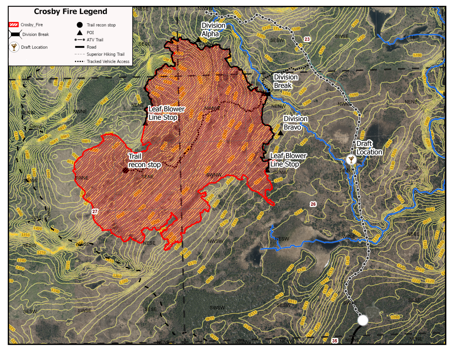 Crosby Fire 10-10-25 Area Map (1) - Fox21Online
