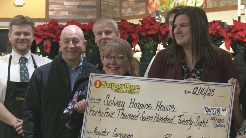 Solvay Hospice House receives nearly $45,000 from Super One's register ...