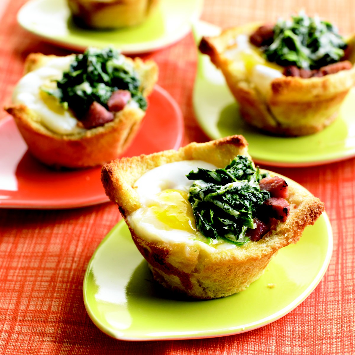 Green Eggs and Ham (Mini Tartlets)